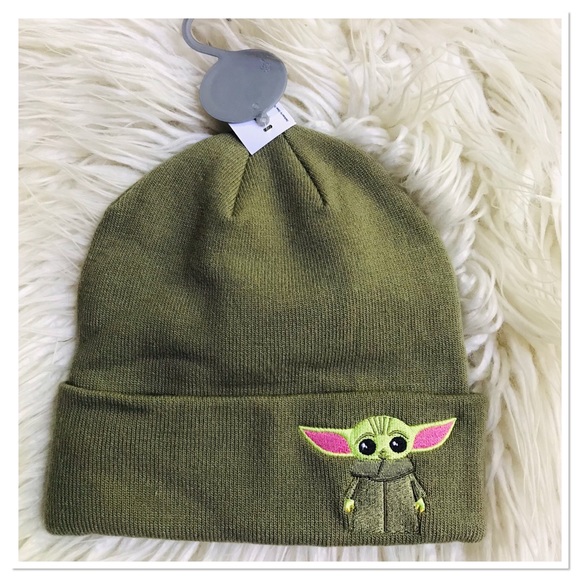 Disney | Accessories | Disney Stars Baby Yoda Mandalorian Knit Beanie ...